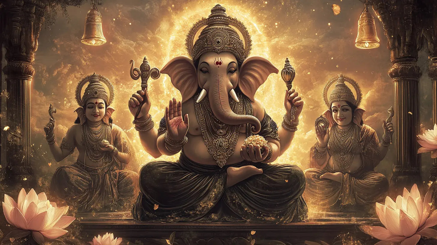 Riddhi and Siddhi: The Divine Wives of Lord Ganesha –Dev Tattva